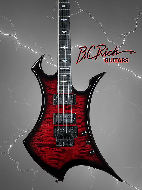 B.C. Rich Custom Shop Ignitor 2025 - Transparent Red Burst | Reverb