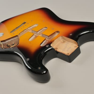 1960 Fender Custom Shop Stratocaster NOS Relic Sunburst Alder | Reverb