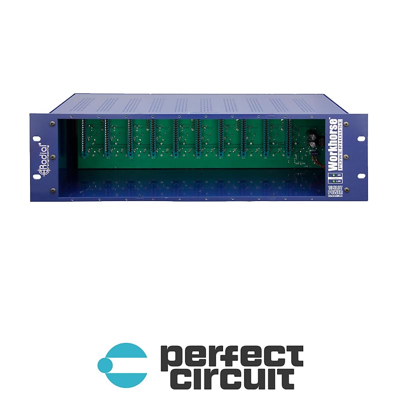 Radial Engineering Workhorse Powerhouse 10-Space 500 Series | Reverb