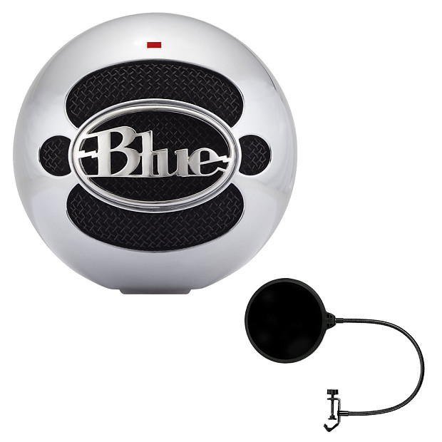 BLUE MICROPHONES Snowball USB Microphone w/ Pop Shield | Reverb Canada
