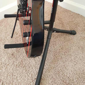 Schecter Synyster Gates Custom - Black and Red Stripes | Reverb