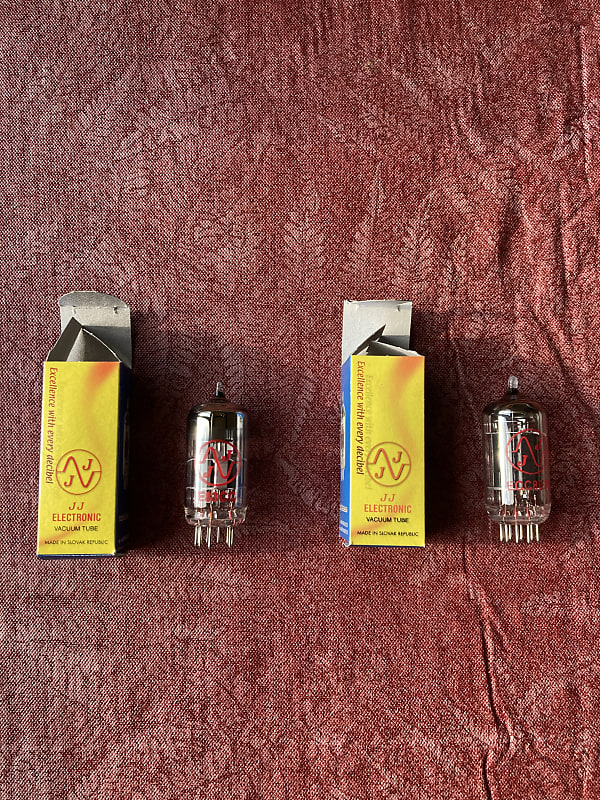 JJ ecc803s Long Plate + e83cc Frame Grid 12AX7 Preamp Vacuum | Reverb