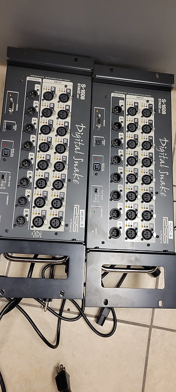 Roland S-1608 Black 16x8 Stage Unit Digital Snake System | Reverb