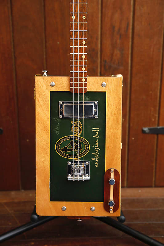 Rob Wrobel 3-String Cigar Box Guitar Made in USA Pre-Owned | Reverb