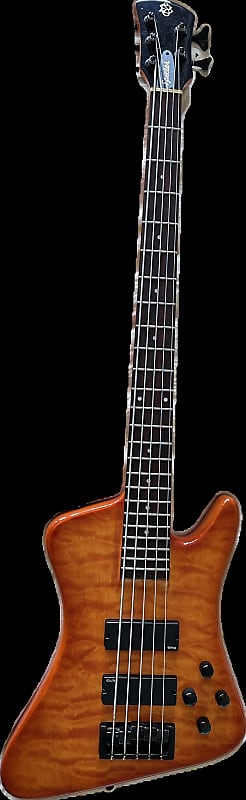 Spector Rex Pro 5 String Amber w/ Gator case | Reverb