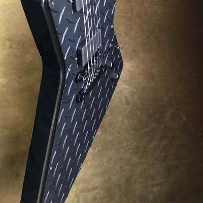 ESP LTD JH-2 Black Diamond Plate Metallica Hetfield Explorer | Reverb