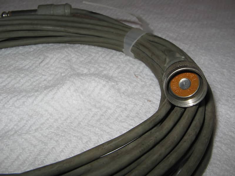Vintage Microphone / Accordion Cable with screw type | Reverb