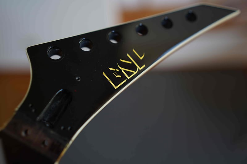 ESP neck -- lawsuit / concorde shape with sharkfin inlays! | Reverb