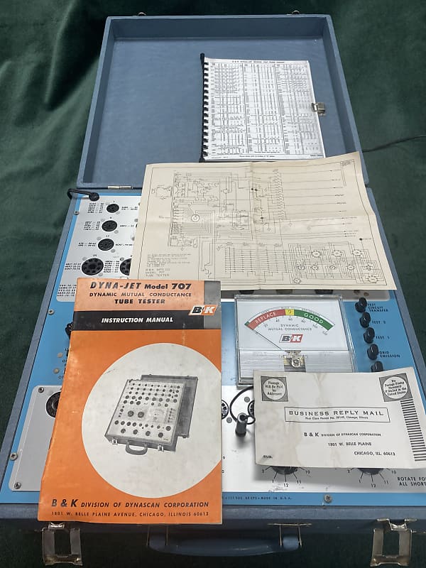 Very Clean B&K Model 707 Dyna-Jet Dynamic Mutual Conductance | Reverb