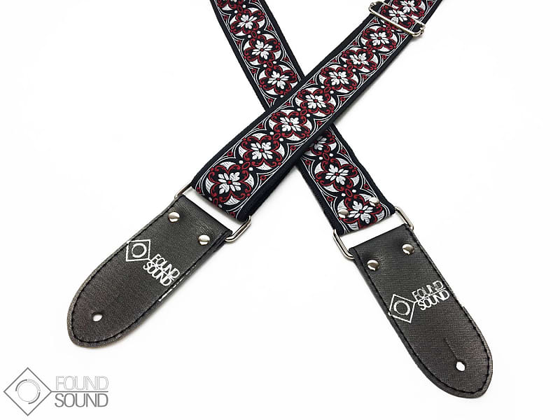DSL Jacquard Weave Redhouse Guitar Strap | Reverb