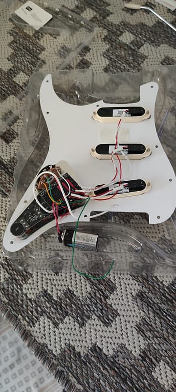 EMG DG20 David Gilmour Pre-Wired Loaded Strat Pickguard | Reverb