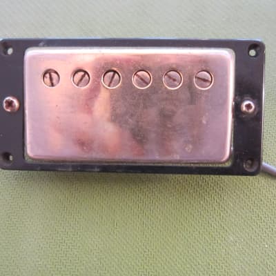 Vintage Japanese Humbucker Pickup 1970s with Gold Cover | Reverb