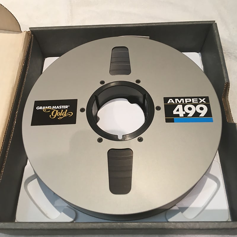 Ampex 499 Grandmaster Gold Studio Mastering Tape 2 In By 2500 | Reverb