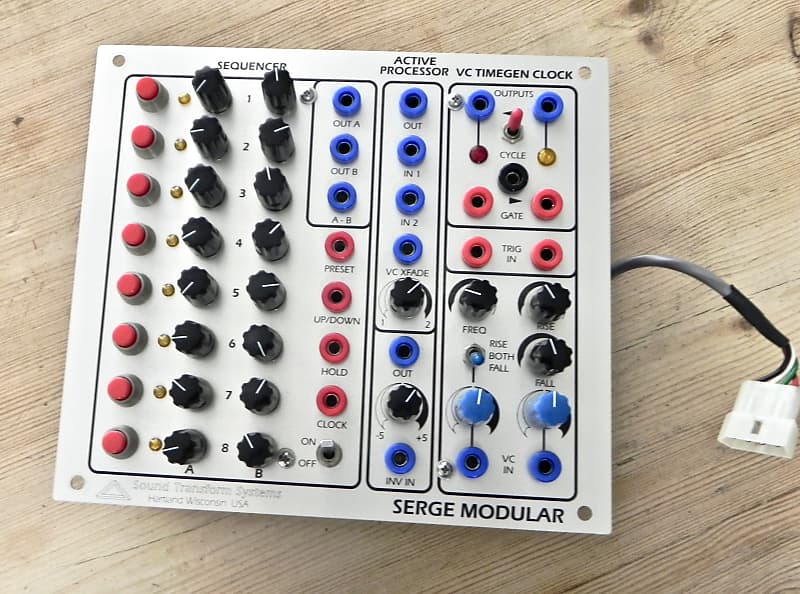 Serge Sequencer - Brushed Aluminum | Reverb