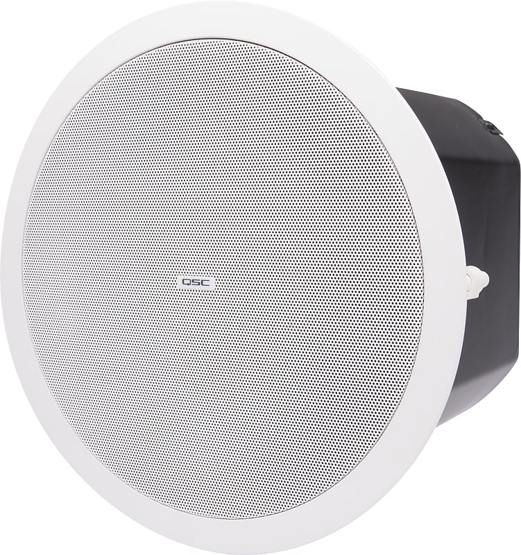 QSC AD-C.SUB 6.5"" Dual Voice Coil Ceiling Subwoofer - WHITE | Reverb