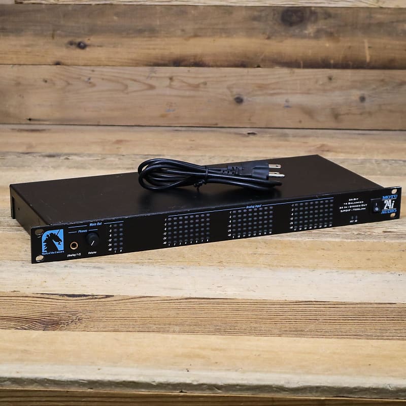 MOTU 24i 24-Channel Audio Interface 24-i AudioWire 24-Bit TRS | Reverb