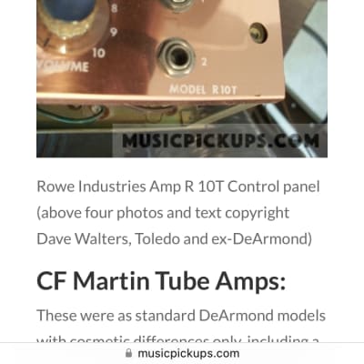 DeArmond model R10T Prototype Never produced! R5T R15T R25T | Reverb