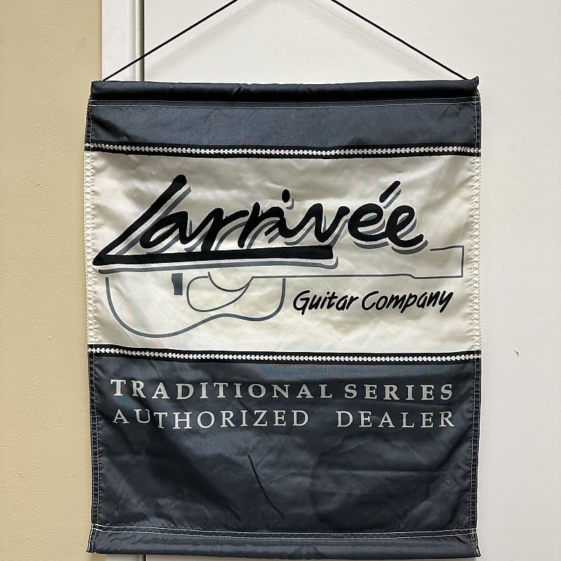 Larrivee Guitar Satin Display Sign | Reverb
