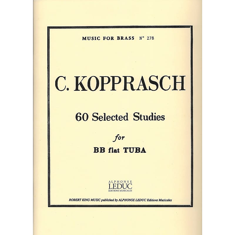 60 Selected Studies for Tuba by Kopprasch | Reverb