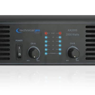 Technical Pro AX2000 2-Channel 2000 Watt Professional Power | Reverb