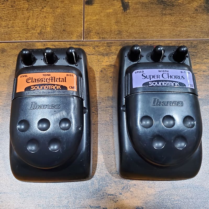 Ibanez Soundtank Lot (CM5 Classic Metal Distortion & CS5 | Reverb