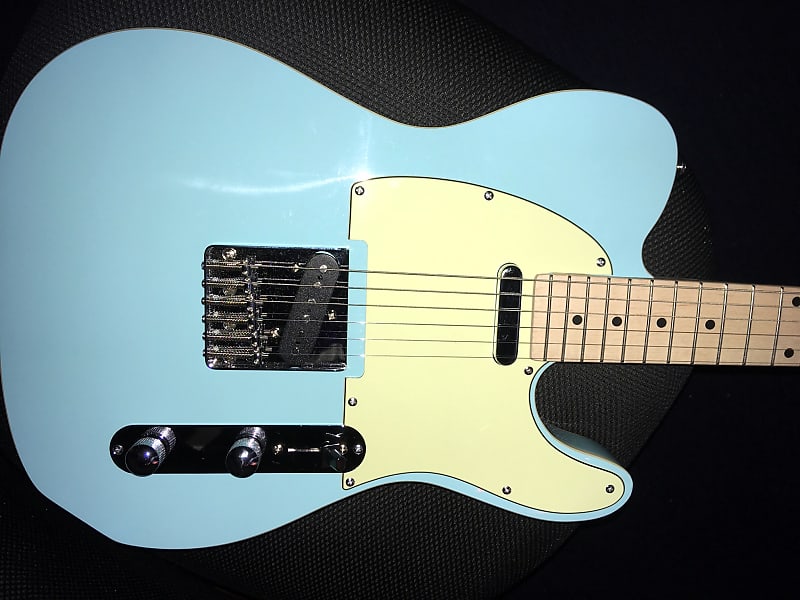 Fender Telecaster Custom Partscaster Vintage Style Sonic Blue | Reverb
