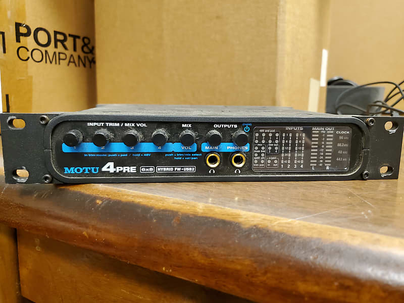 MOTU 4Pre 4 Channel Preamp | Reverb