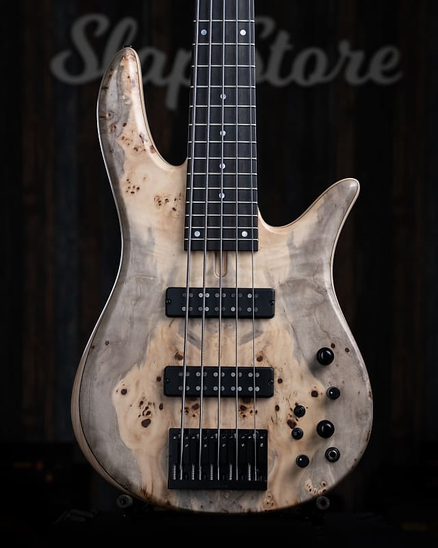Fodera Monarch 5 Standard Special Poplar Burl 2021 | Reverb