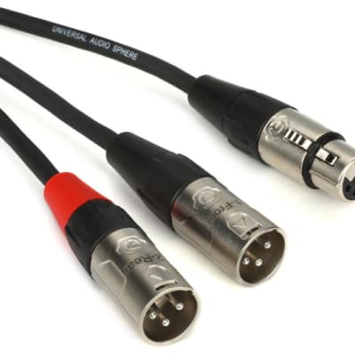 Universal Audio 5-pin to Dual 3-pin XLR Cable - 3 Meters | Reverb