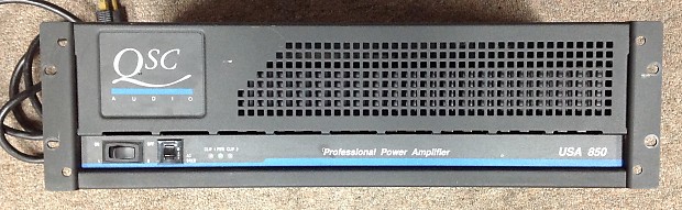 QSC- USA 850, professional power amplifier | Reverb