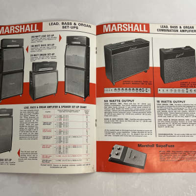 very Rare Marshall 1967 catalog | Reverb