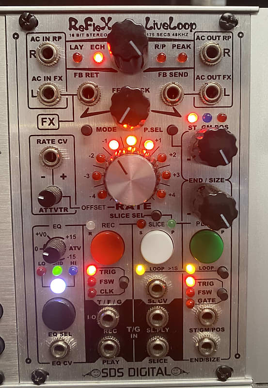 SDS Digital Reflex Liveloop stereo Eurorack sampler and | Reverb