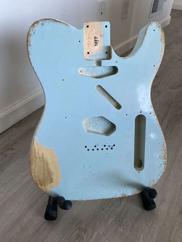 MJT Tele Body 2022 - Sonic Blue Nitro | Reverb