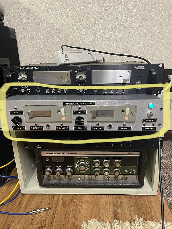 Marquette Audio Dual Telefunken V72 Rack 1950-1960 - Silver | Reverb