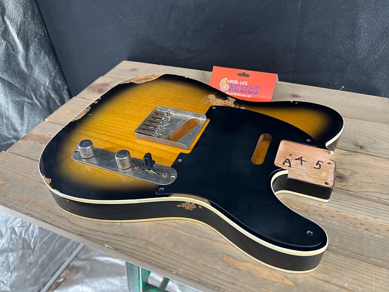 Real Life Relics Nitro Tele® Telecaster® Body Double Bound | Reverb