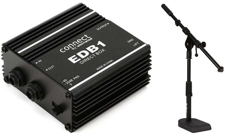 Whirlwind EDB1 1-channel Passive Instrument Direct Box Bundle | Reverb