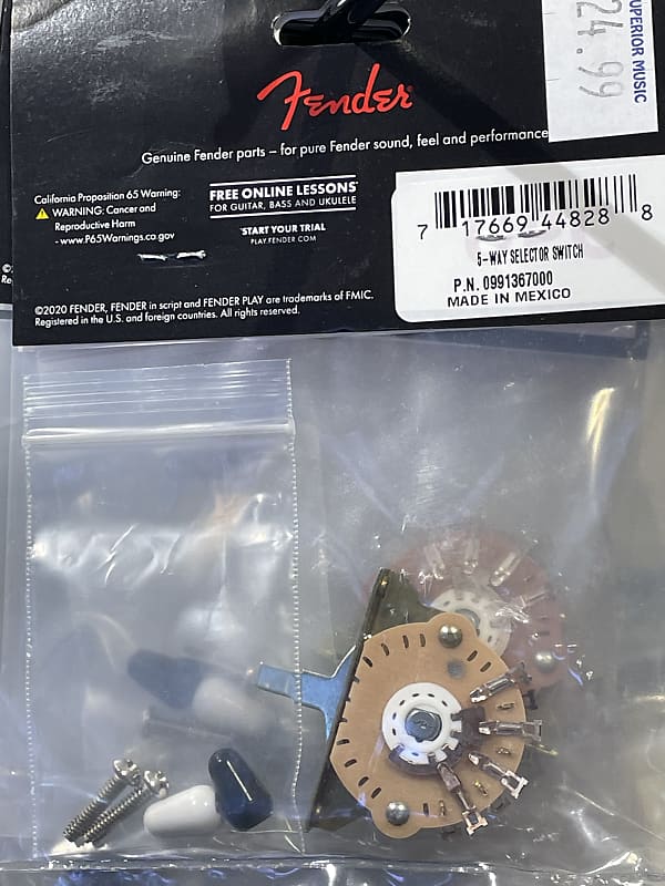 Fender 5 way selector switch / Strat - Tele Style 2024 - New- | Reverb