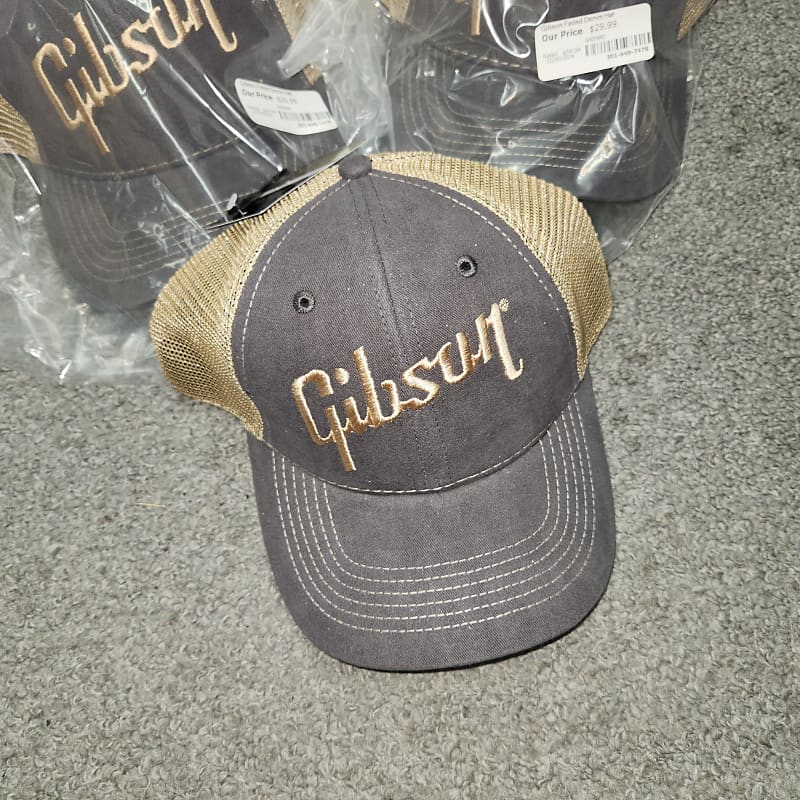 Mint Gibson hat Baseball style faded denim hat model GADNMC | Reverb