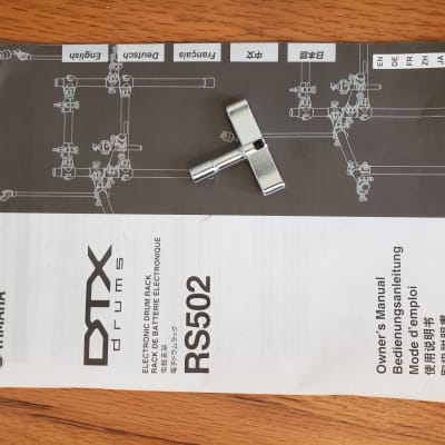 Yamaha DTX RS502 Drum Rack System with drum key and Owner's | Reverb