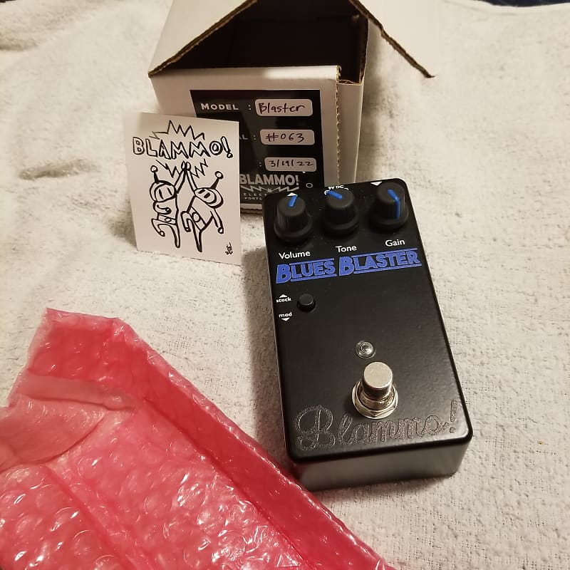 BLAMMO! BluesBlaster (BB clone) 2023 - Black/Blue | Reverb
