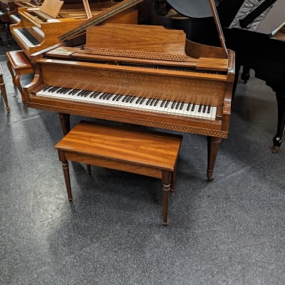 Currier Baby grand Piano - Walnut | Reverb