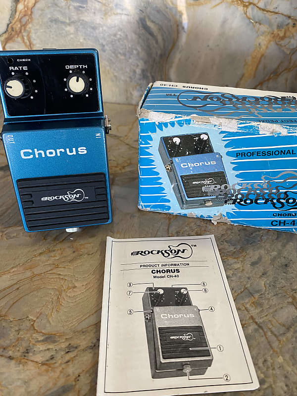 Rockson Chorus Pedal CH-40 - Vintage 1980's Chorus with Box | Reverb