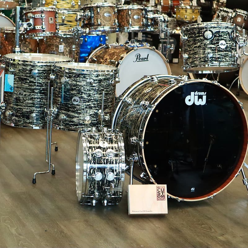 DW Collector's Series Maple-Mahogany 5-Piece Shell Pack | Reverb