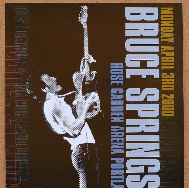 Bruce Springsteen Original 2002 Concert Poster Dead Man | Reverb