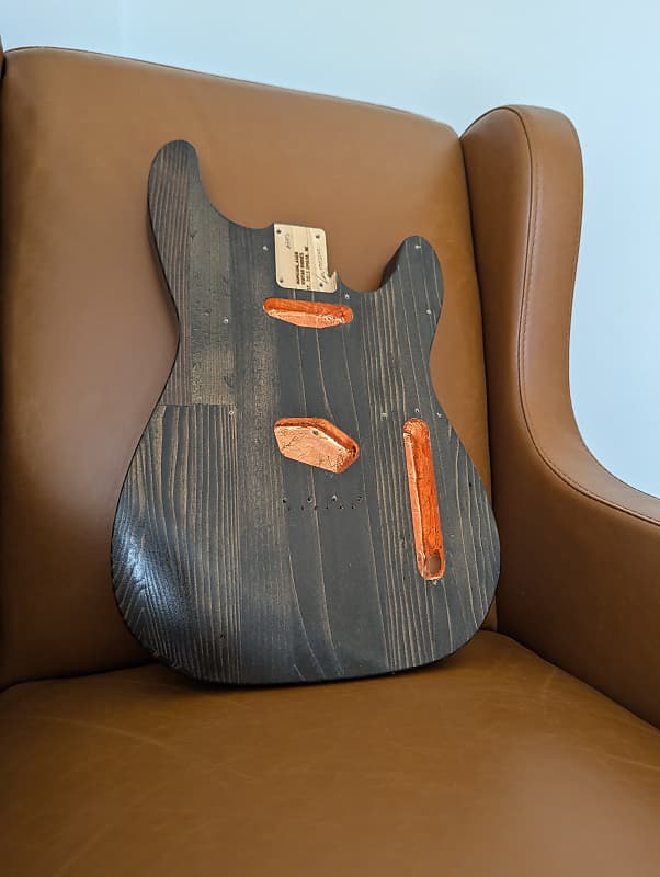 Stratocaster Barncaster Natural Stained Wood Guitar Body | Reverb