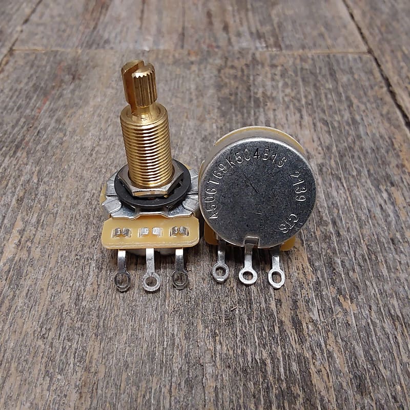CTS 450G Potentiometer 3/4" Shaft 500k ohm Linear Taper | Reverb