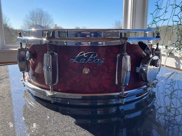 LaBoz Snare Drum 1960's - Red Pearl | Reverb