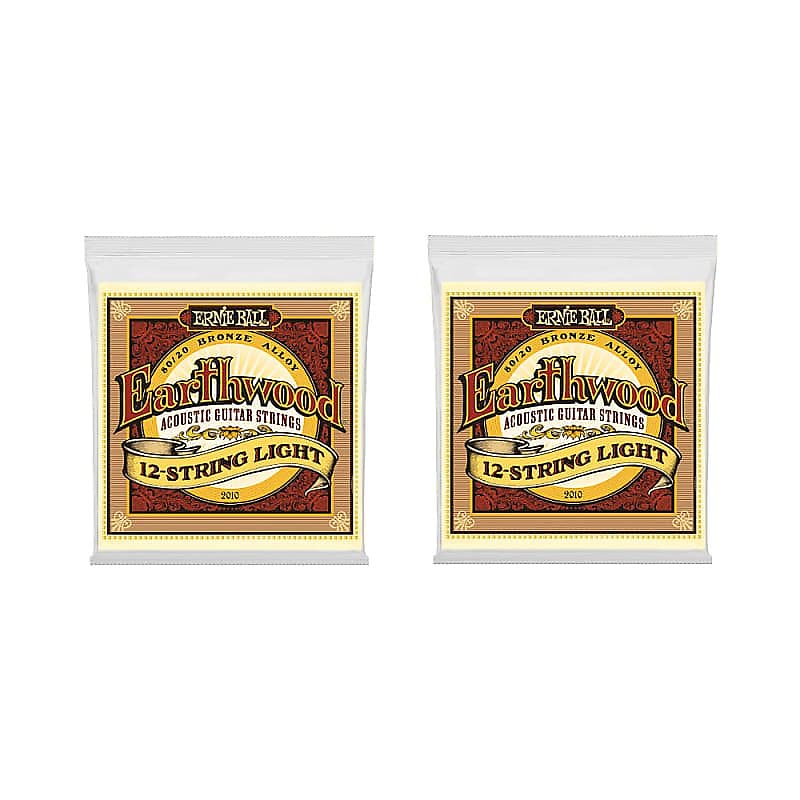 Ernie Ball Guitar Strings 2-Packs 12-String Acoustic | Reverb