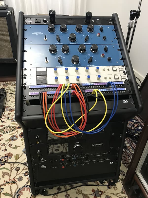 RAB Audio ProRak M20 12U Upper + 8U Lower Rolling Side Car | Reverb