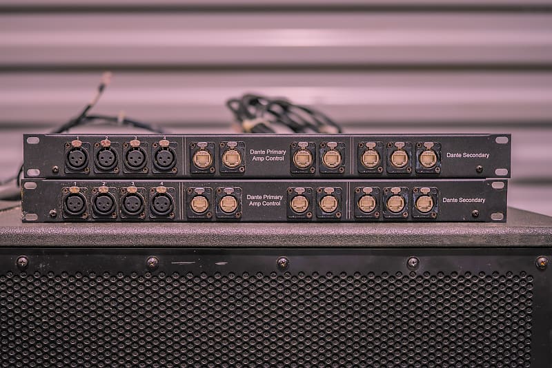 Dante Audio Rack Mount Amplifier Patch Panel - Distribution | Reverb